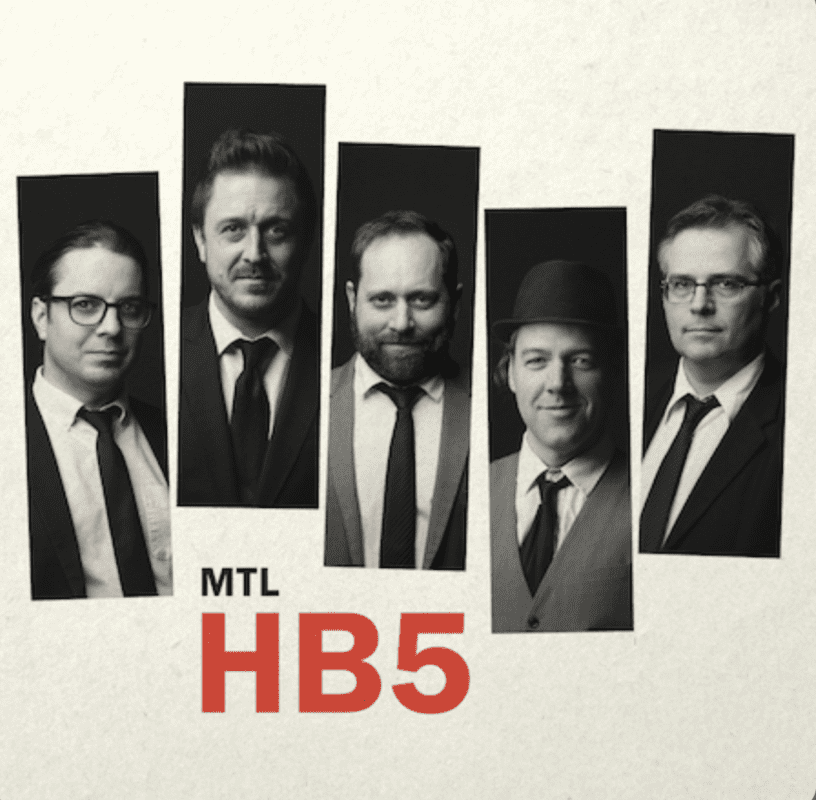 Montreal Hard Bop Five au Upstairs - PAN M 360